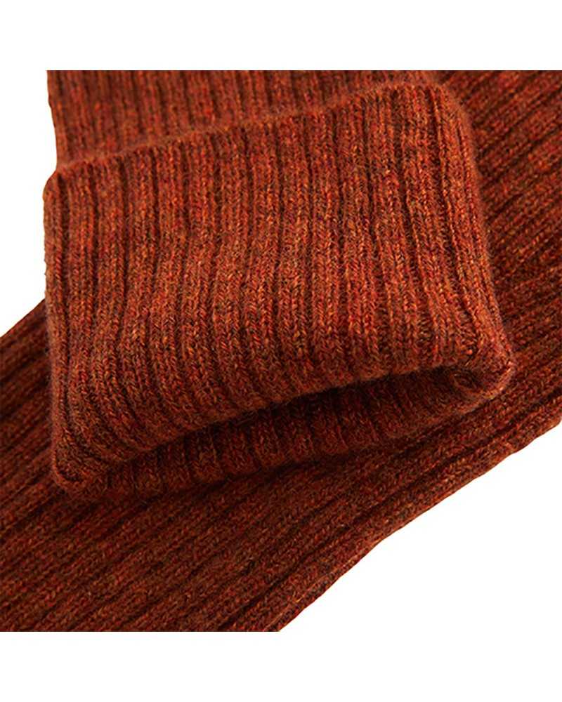 KOON Cachemire Mitaines Terracotta